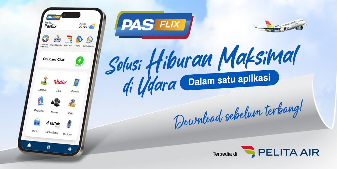 PASflix: Platform Hiburan In-Flight yang Ubah Pengalaman Terbang di Asia Tenggara | KBR.ID ...
