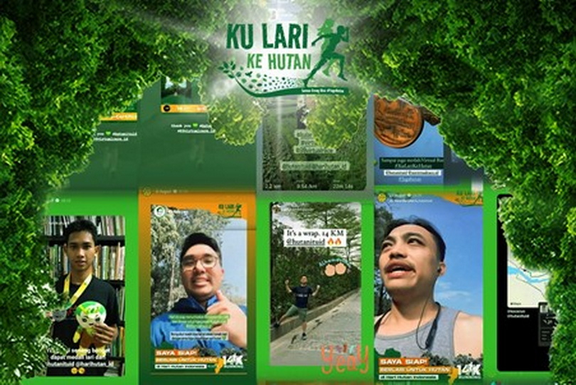Ku Lari ke Hutan Virtual Run Sukseskan 300 Pelari Lakukan Adopsi Hutan ...