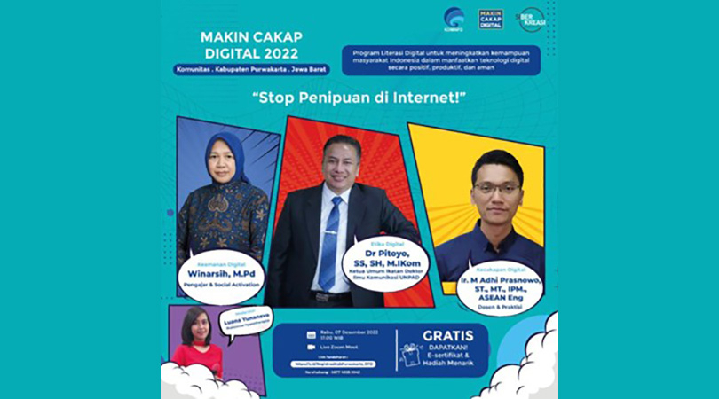 Makin Cakap Digital 2022: Stop Penipuan di Intenet | Berita Terkini, Independen, Terpercaya | KBR ID