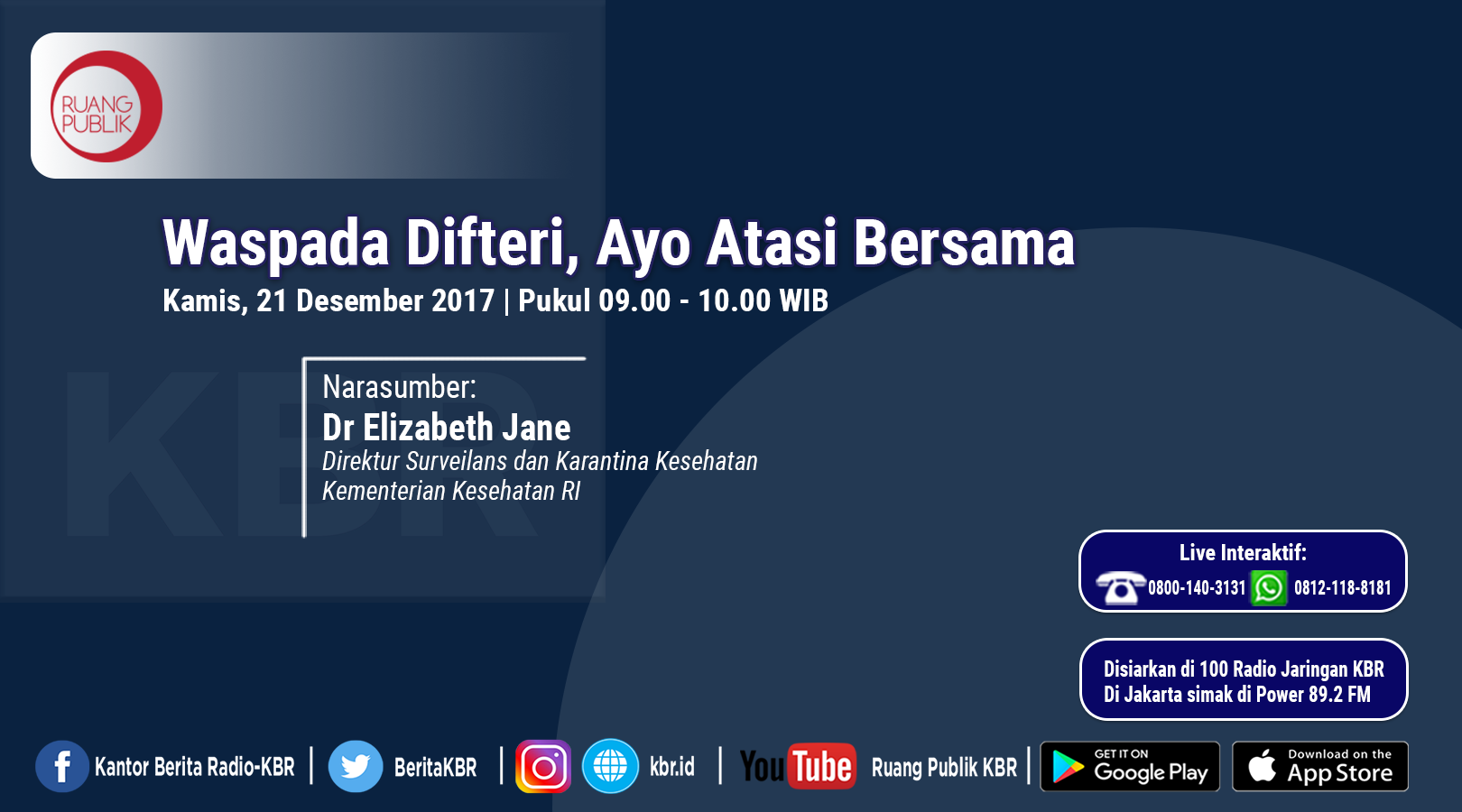 Waspada Difteri! | KBR.ID - Tepercaya, membuka perspektif