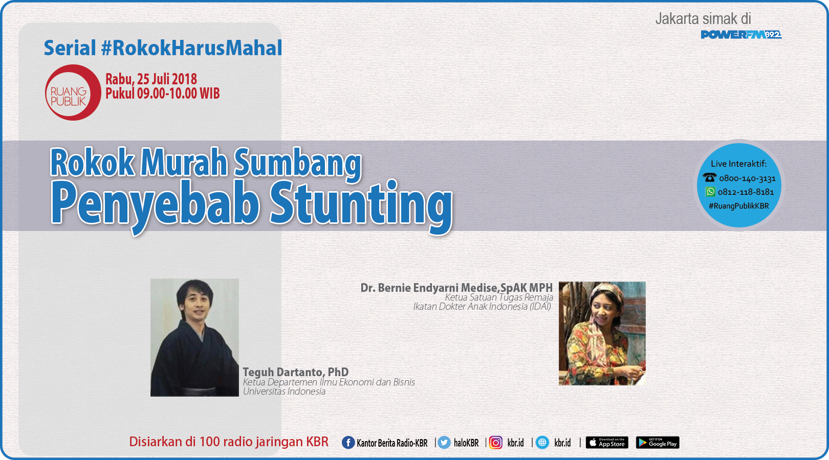 Rokok Murah Sumbang Penyebab Stunting | Berita Terkini, Independen, Terpercaya | KBR ID