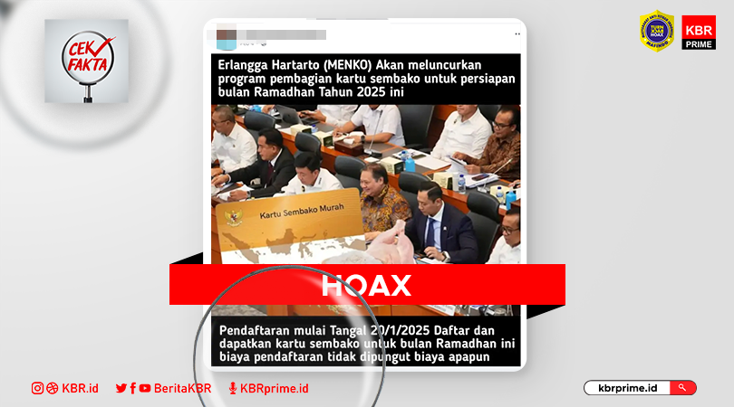 Cek Fakta: Tautan “Pendaftaran Pembagian Kartu Sembako Bulan Ramadan” | Berita Terkini ...