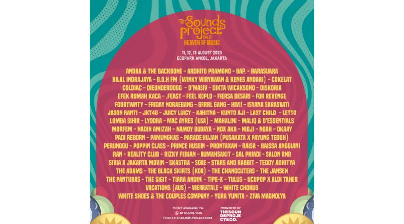 Konser Musik The Sounds Project Vol. 6 Telah Hadir Kembali! | Berita ...