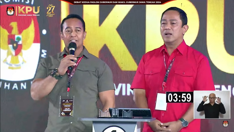 Debat Kedua Pilgub Jateng: Andika Perkasa Akan Mitigasi Kerusakan Lingkungan | KBR.ID ...